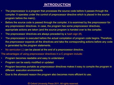 Preprocessordirective Ppt