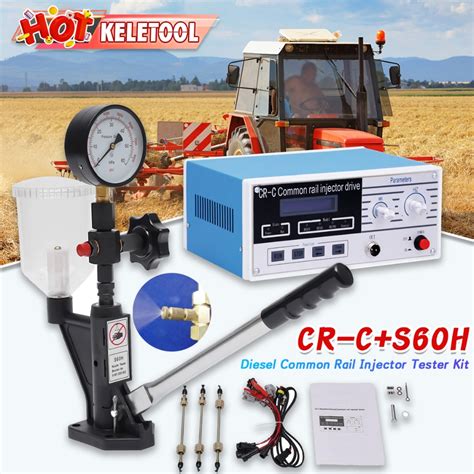Cr C Multifunction Diesel Common Rail Injector Tester S60h Nozzle Validator Kit Common Rail
