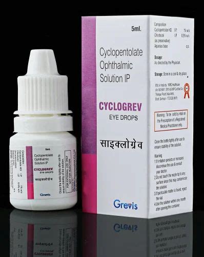 Cyclopentolate Opthalmic Solution1 Cyclogyl Eye Drop Packaging Type