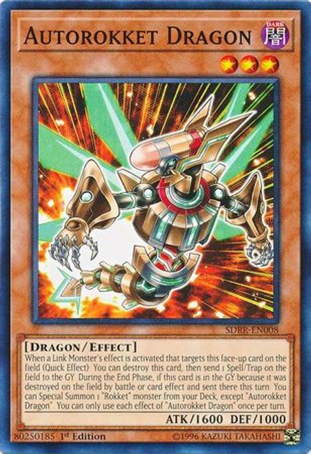Yugioh Structure Deck Rokket Revolt Single Card Common Exploderokket