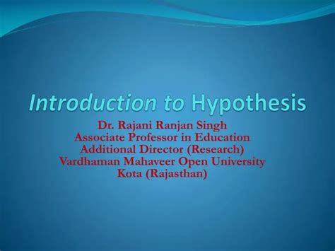 Ppt Introduction To Hypothesis Powerpoint Presentation Free Download Id3141489 Ppt Introduction To Hypothesis Powerpoint Presentation Free Download Id3141489