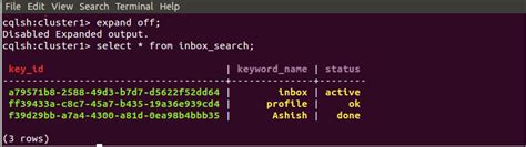 Expand On Command In Cassandra Geeksforgeeks