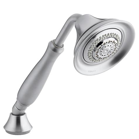 Kohler Forte Brushed Chrome Handheld Shower Head 25 Gpm 95 Lpm In