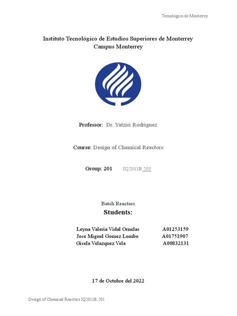 Lab Practice Isothermal Cstr Pdf Chemical Reactor Chemical Engineering