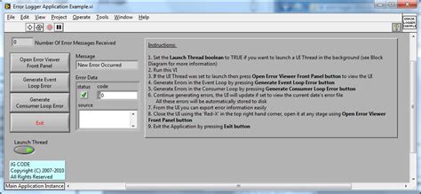 Error Logger Ni Community