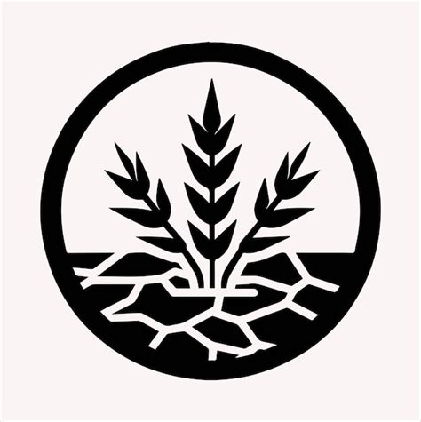 Иллюстрация силуэта векторной травы Премиум Ai сгенерированный вектор