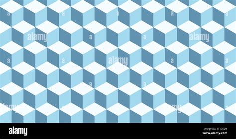 Isometric Cube Grid Seamless Pattern Cubic Isometric Hexagon Grid Texture Rhombus Mesh