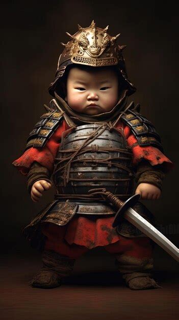 Premium Ai Image A Doll With A Sword And A Sword