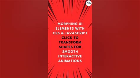 🔄 Create Morphing Ui Elements In 60 Seconds ⏱️ Html Css Javascript