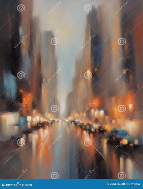 Abstract City Architecture In Futuristic Geometric Style Stock Illustration Illustration Of