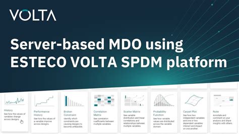 Video Server Based Mdo With Esteco Volta Spdm