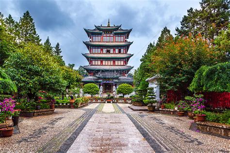 云南丽江万古楼高清图片下载 正版图片500654000 摄图网