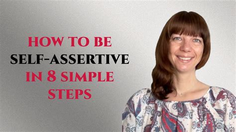 8 Tips To Healthy Self Assertion Youtube 8 Tips To Healthy Self Assertion Youtube