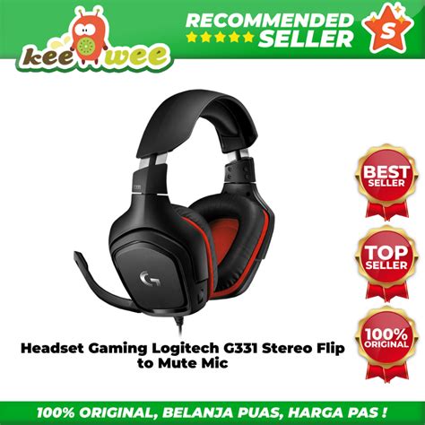Jual Headset Gaming Logitech G331 Stereo Flip To Mute Mic Shopee