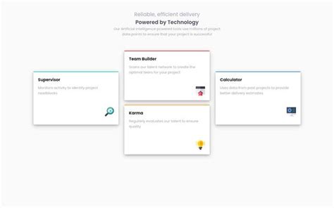Frontend Mentor Four Card Feature Section With Flexbox And Grid Css Coding Challenge Solution