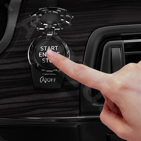 Perodua Car Engine Ignition Switch Button Cover Decoration Auto Start Stop Push Protector Cover