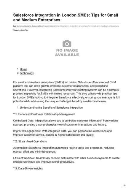 Seamless Integration Salesforce And Aws Synergypptx