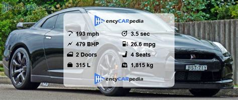 Nissan Gt R Specs Performance Dimensions Technical Specifications Encycarpedia