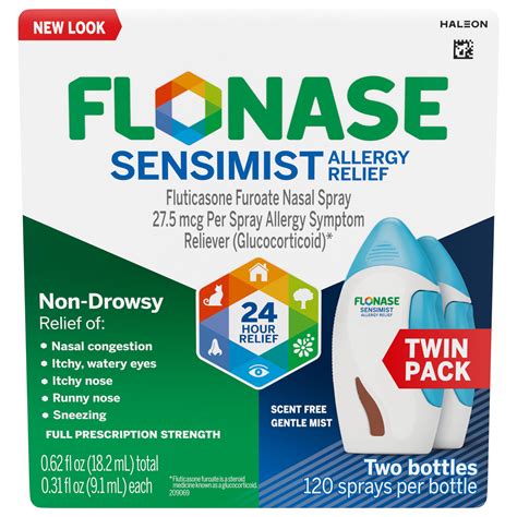 Flonase Sensimist Allergy Relief Nasal Spray For Non