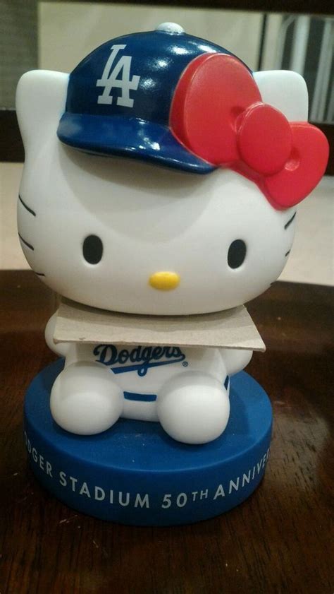 New Hello Kitty Los Angeles Dodgers 2012 50th Anniversary Bobblehead
