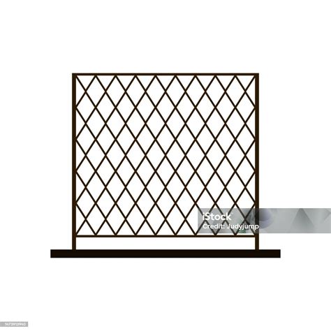 금속 와이어 울타리 현실적인 강철 어둡고 밝은 울타리 산업용 금속 와이어 메쉬 감옥 보안 도시 난간 벡터 조각 강철 구조 강철에 대한 스톡 벡터 아트 및 기타 이미지