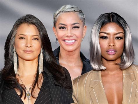 Female Celebrities Grey Hair 60 Photos Moonagedaydream Film