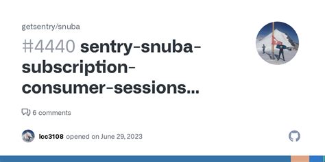 Sentry Snuba Subscription Consumer Sessions Restart In Self Hosted