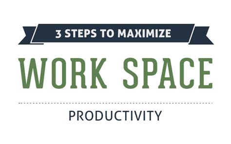 3 Steps To Maximize Workspace Productivity