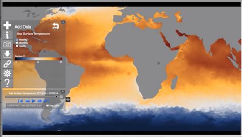 visualizing climate data noaa