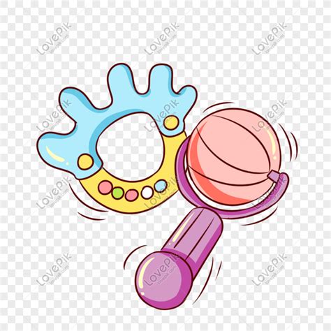 만화 아기 손을 크랭크 장난감 일러스트 레이션 Png 일러스트 무료 다운로드 Lovepik