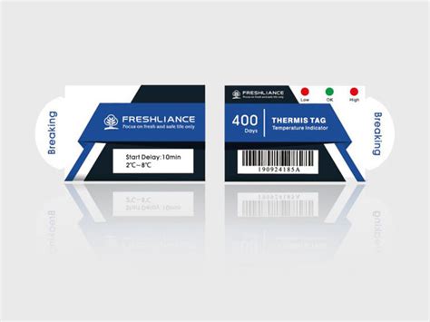 Thermis Tag Time Temperature Indicator With LED For Medical Use