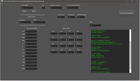 GitHub EmergentComplexity SimpleEmulator This Is An Emulator For A Simple Computer Architecture