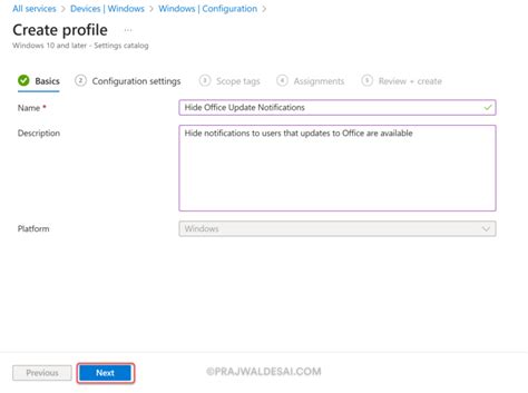How To Hide Office Update Notifications Using Intune