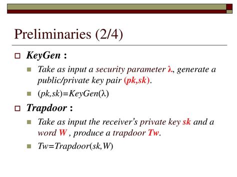Ppt New Efficient Searchable Encryption Schemes From Bilinear Pairings Powerpoint Presentation