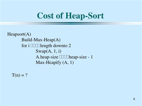 Ppt Analysis Of Heap Sort And Priority Queues Powerpoint Presentation