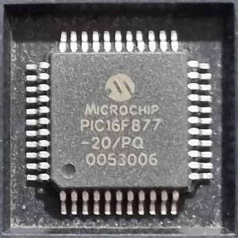 Ic Pic16f877 20pq Microchip 16f877 Qfp44 Shopee Thailand