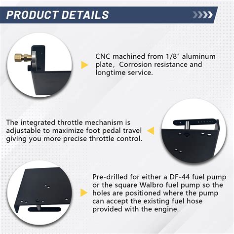 Engine Throttle Linkage Top Plate For Predator 212cc Non