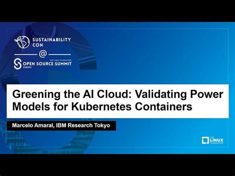 Free Video Greening The Ai Cloud Validating Power Models For