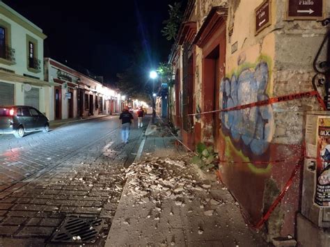 Sismo En Oaxaca Deja 5 Municipios Sin Luz Y Daños Menores En Viviendas