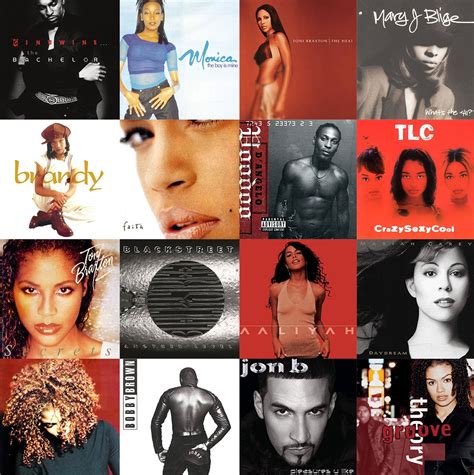 Classic 90s And 2000s Randb Album Cover Art Collage Etsy Australia