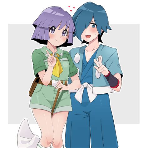 Falkner And Bugsy Pokemon And 1 More Drawn By Sana37pisana Danbooru