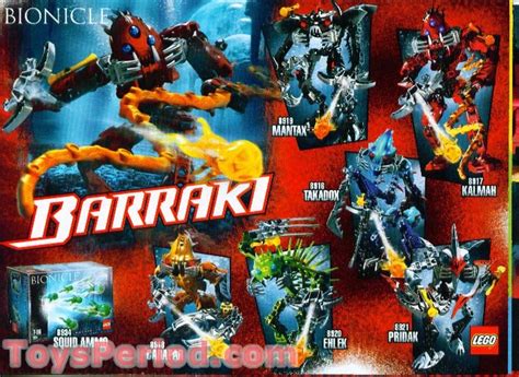 Lego 8917 Kalmah Instructions And Parts List