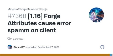 Forge Attributes Cause Error Spamm On Client Issue
