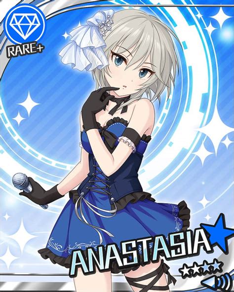 Safebooru 10s 1girl Anastasia Idolmaster Artist Request Bangs Bare