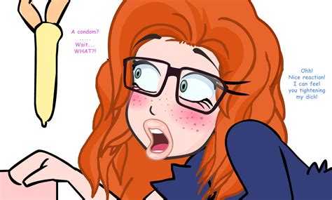 Tagme Third Party Edit Condom Glasses Green Eyes Orange Hair Pp34