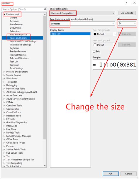 Change Size Of Intellisense Box In Visual Studio 2022 Stack Overflow