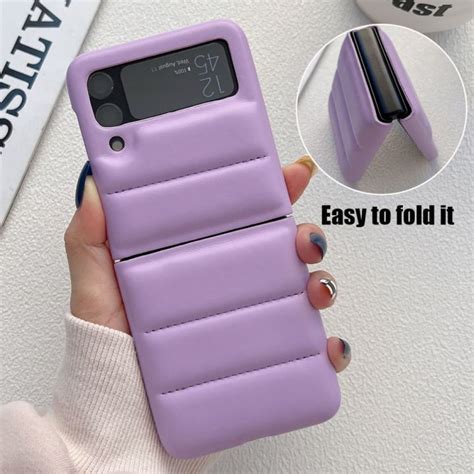 HOCE Ốp Lưng Điện Thoại Da Thời Trang Cho Samsung Galaxy Z Flip Flip Flip G Ốp Lưng Chống