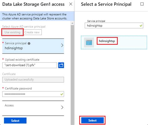 Create Azure Hdinsight Clusters With Data Lake Storage Gen1 Portal