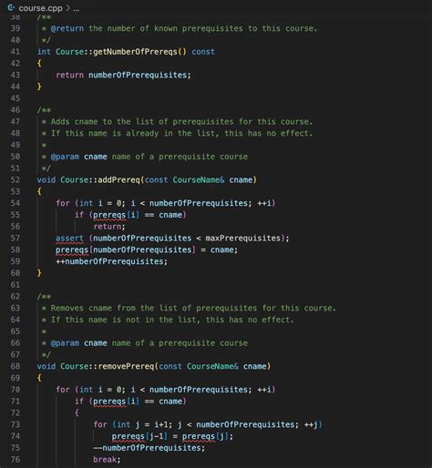 solved course cpp … include course h include