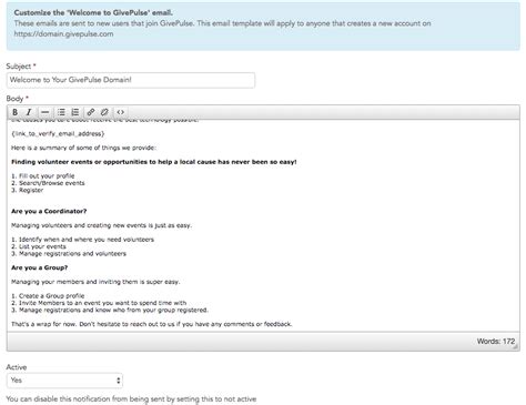 Notification Email Template Html Free Printable Templ